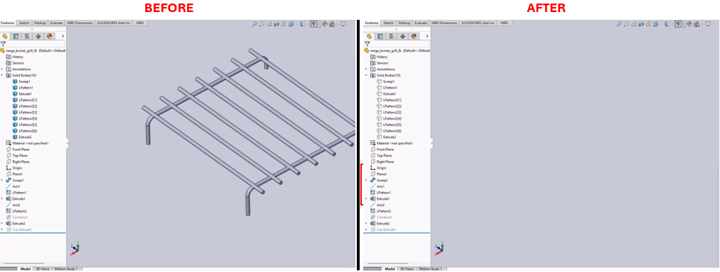 Show and Hide Solid Bodies in SolidWorks | SOLIDWORKS Macros Lib